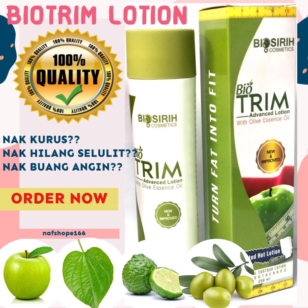BioTrim Bio sireh original hot lotion🔥 (ready stock KL)🔥 | Shopee Malaysia