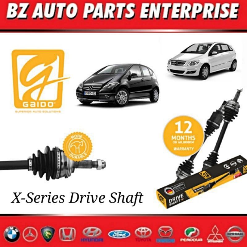 Gaido X-Series Drive Shaft Premium - Mercedes A-Class W169,B-Class B200 ...