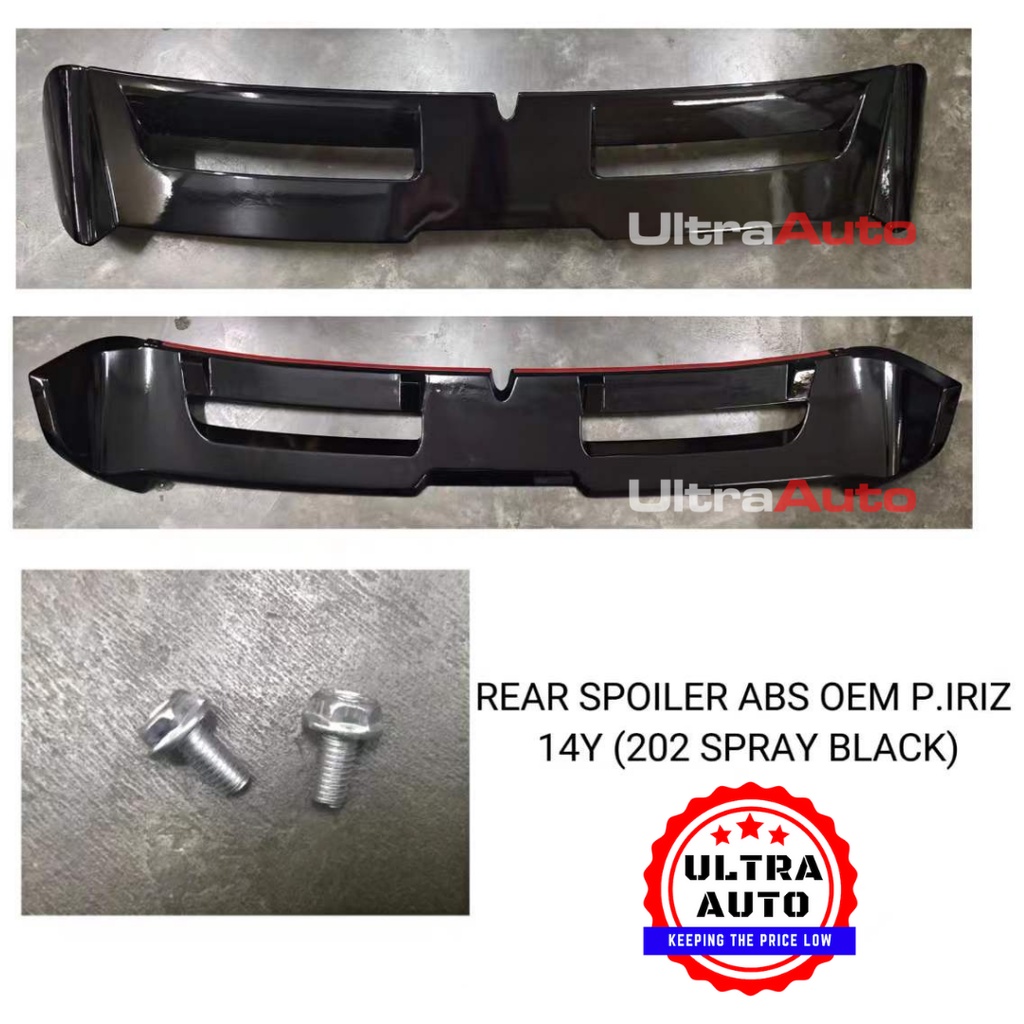 Proton Iriz Spoiler OEM ABS Spoiler with Paint & Screws | Shopee Malaysia