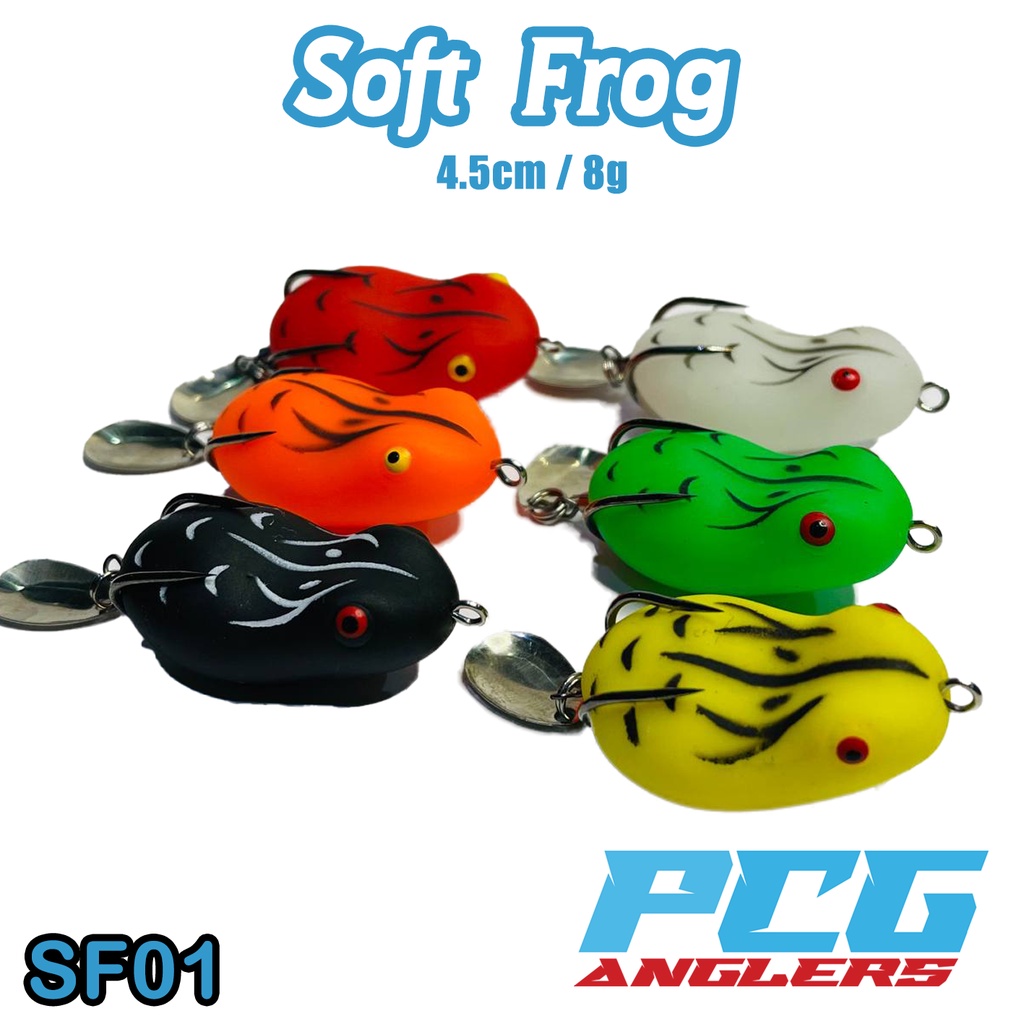 Soft frog 4.5cm/8g Katak Tipu Killer Haruan MinnowZ Softbait Umpan ...