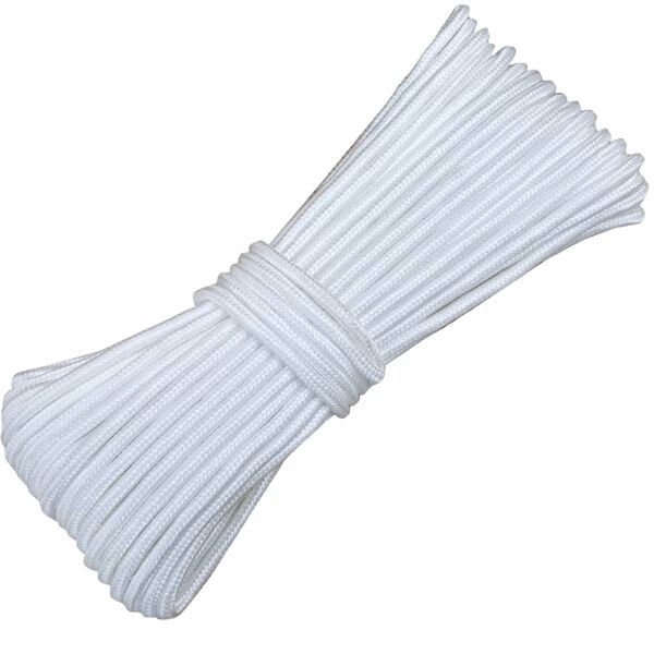2mm 3mm 4mm 6mm 8mm 10mm 12mm/white / Nylon Rope Climbing Traction ...