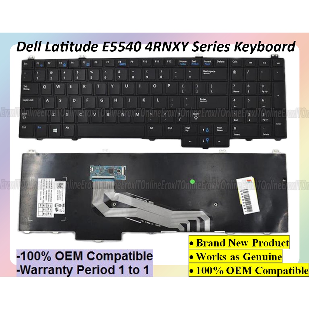 Dell Latitude 15 5000 E5540 4RNXY 076X2J NSK-LE1BC PK130WR1B00 Laptop ...