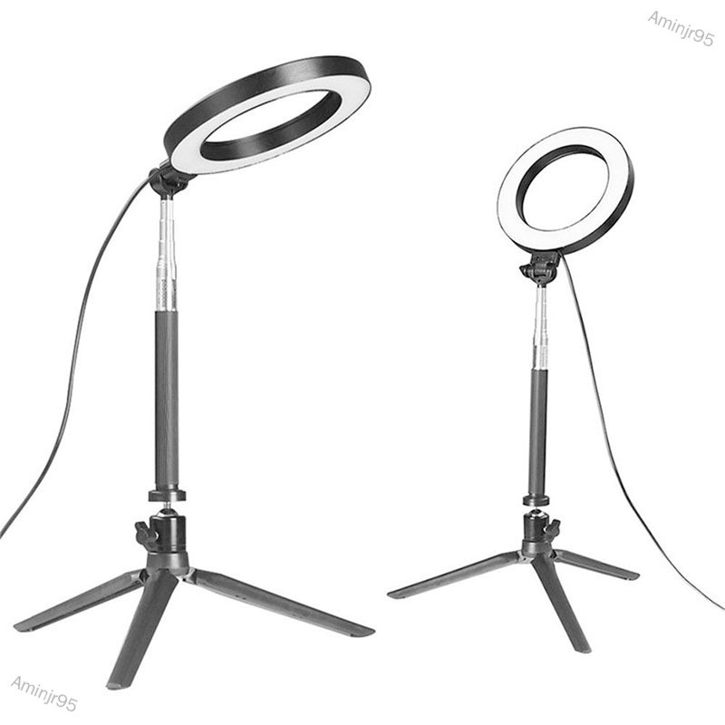 Dimmable LED Studio Camera Ring Light Photo Phone Video Annular Lamp ...