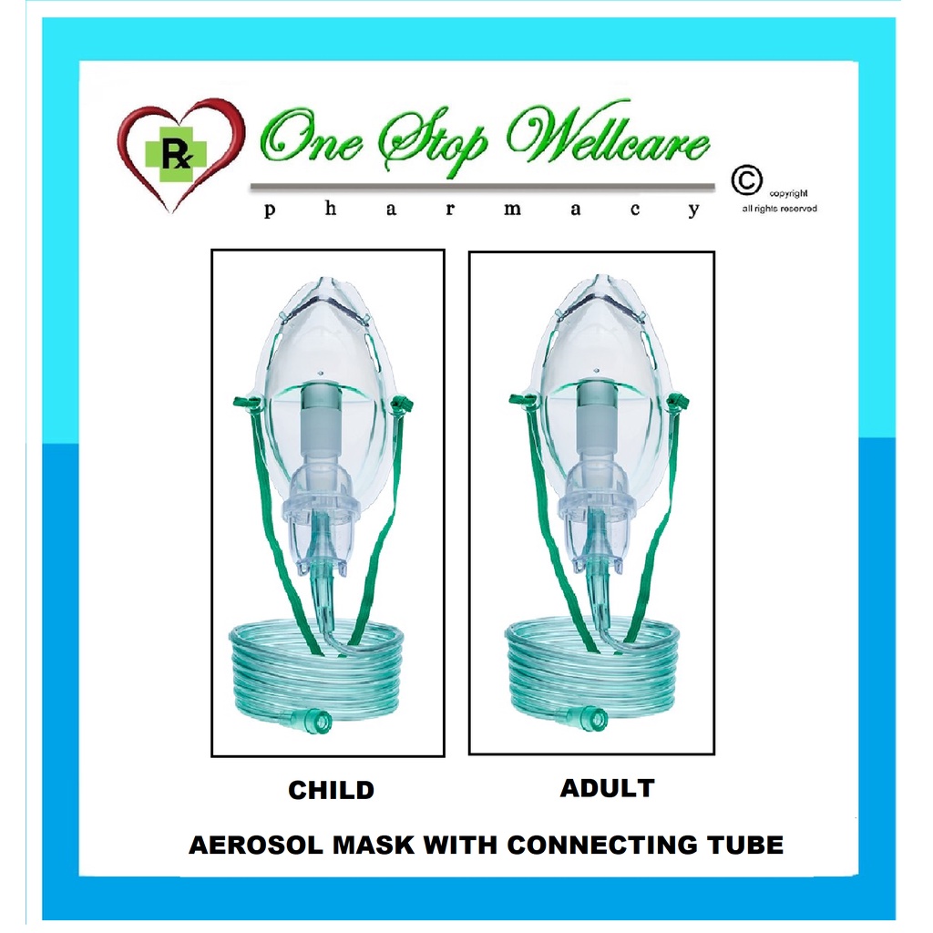 AEROSOL MASK WITH CONNECTING TUBE (ADULT / CHILD) | Shopee Malaysia