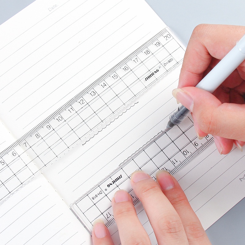 Transparent Transparent Ruler Scale Ruler 15/18/20cm Measuring Ruler ...