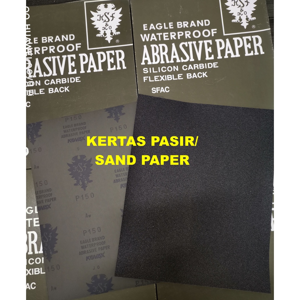 EAGLE KERTAS PASIR/WATERPROOF HIGH QUALITY SAND PAPER | Shopee Malaysia