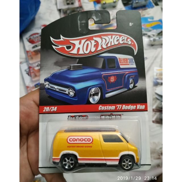Hot Wheels Custom 77 Dodge Van Conoco Slick Rides Series | Shopee Malaysia