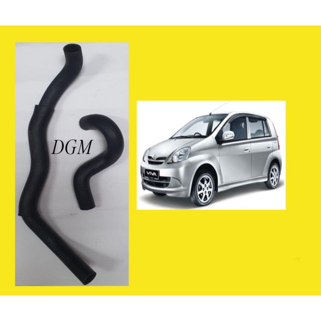 OEM Perodua Viva 660 850 1.0 D18D Radiator Top & Bottom Hose Set (Upper ...