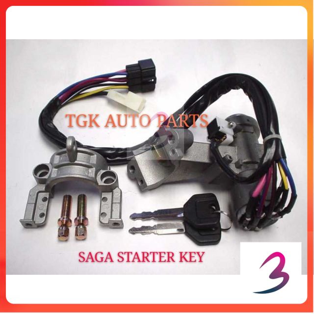 PROTON SAGA , ISWARA STARTER KEY WITH IGNITION SWITCH | Shopee Malaysia