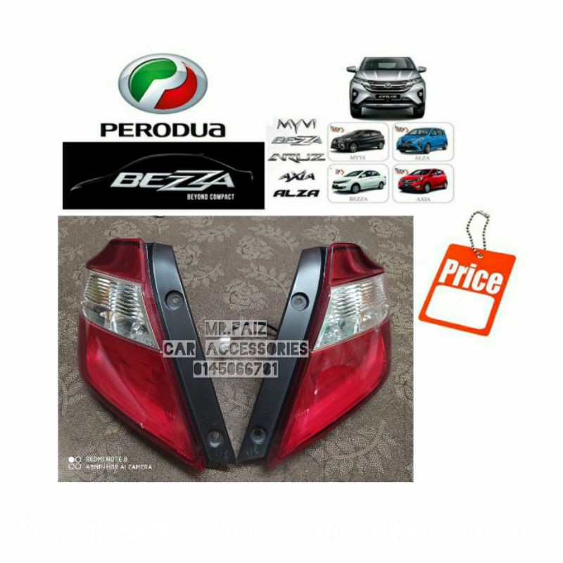 ORIGINAL PERODUA LAMPU BEZZA BELAKNG ( new second hand ) | Shopee Malaysia