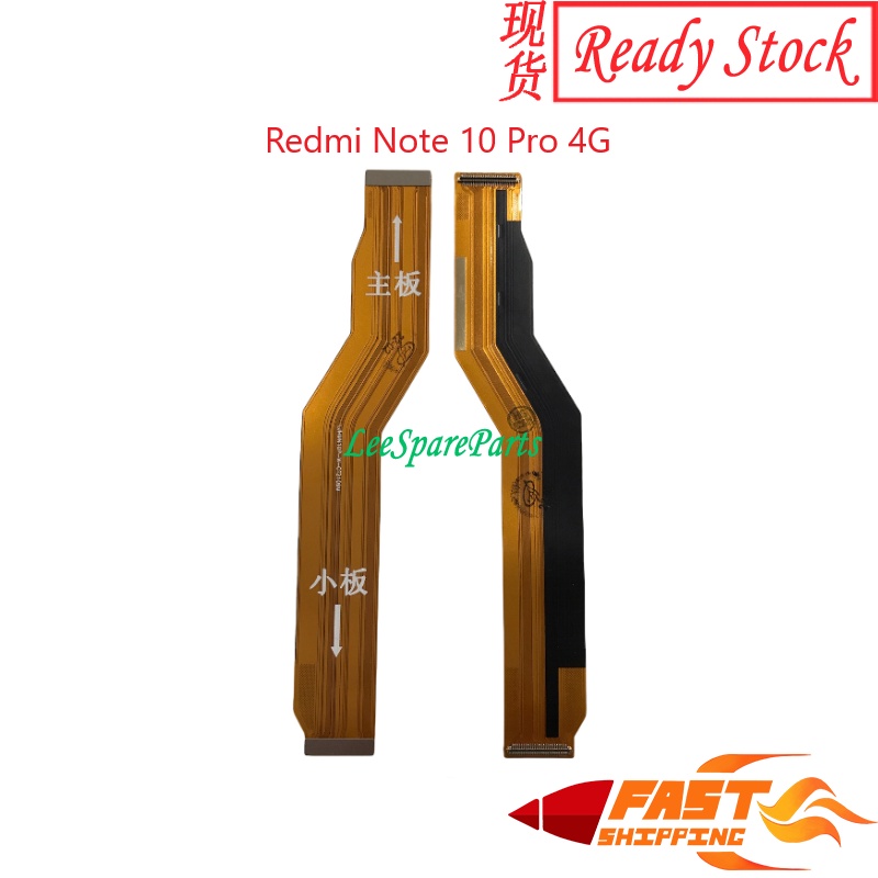 Xiaomi Redmi Note 10 Pro 4G 5G Main Board Motherboard UI LCD Display Charging Flex Ribbon For ...