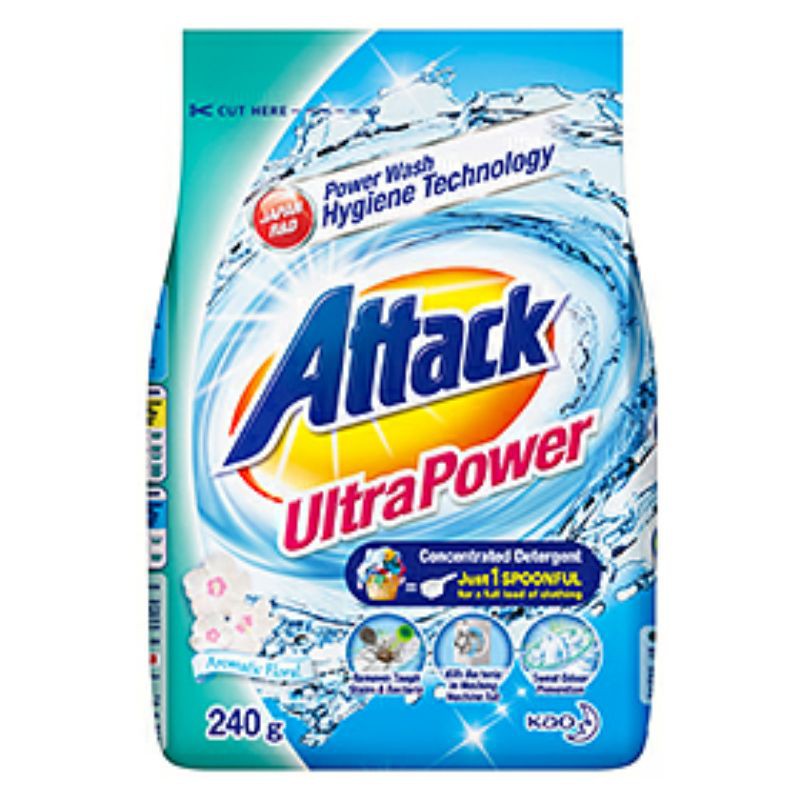 Attack Powder Detergent 200g/240g | Shopee Malaysia