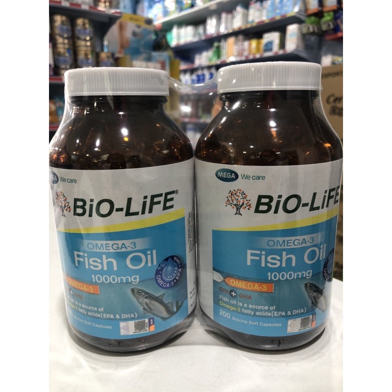 Bio-Life fish oil 1000mg (2x200’s) | Shopee Malaysia
