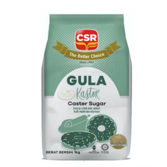 CSR Castor Sugar / Gula Kastor 1kg | Shopee Malaysia