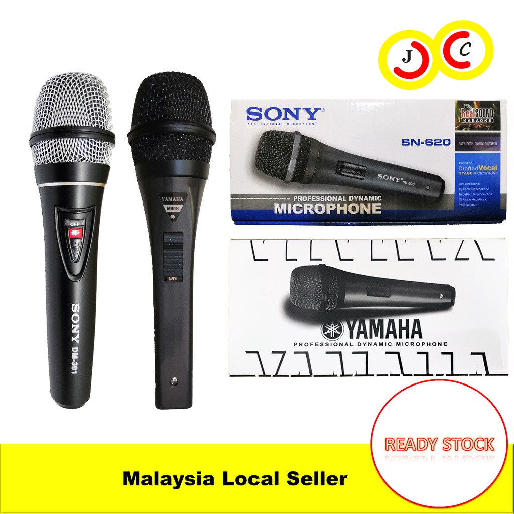Sony/Yamaha Professional Wired Dynamic Microphone For Karaoke/Vocal ...