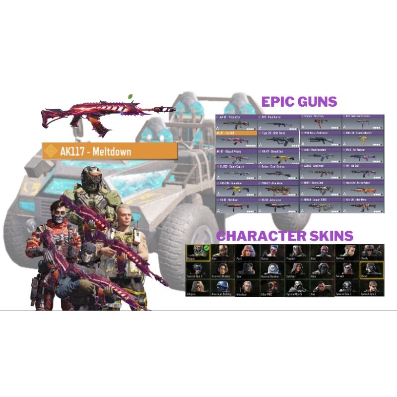 CODM AK117 MELTDOWN Call of Duty Mobile Account for Sale! | Shopee Malaysia