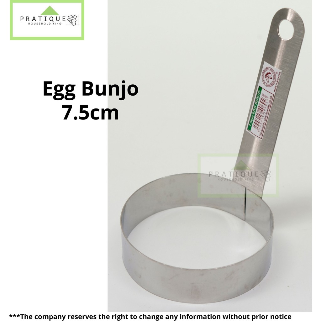 7.5cm Stainless Steel Horse Brand Fried Egg Tools Egg Bunjo/ Egg Banjo ...
