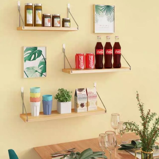 Floating Wall Shelves Rack 3pcs In 1set. 30,40,50 CM]Floating Wall ...