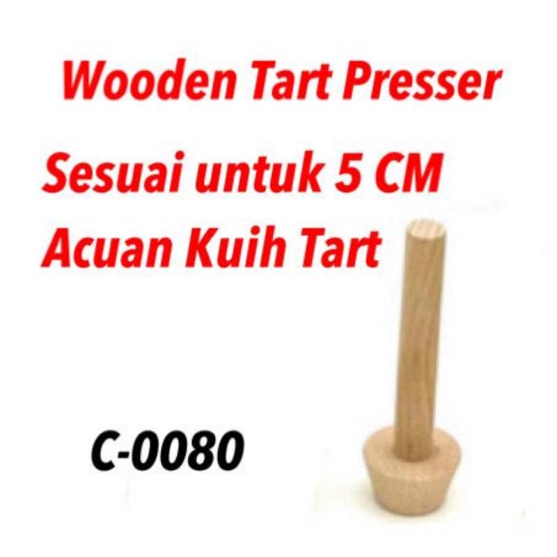 Wooden Tart Presser / Acuan Kayu Tart Penekan /Tart Press | Shopee Malaysia
