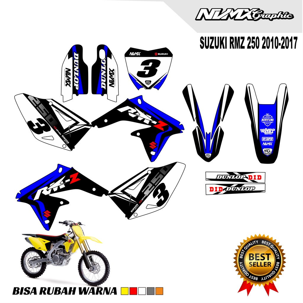 Decal RMZ 250 FULL BODY CUSTOM DESIGN | Shopee Malaysia