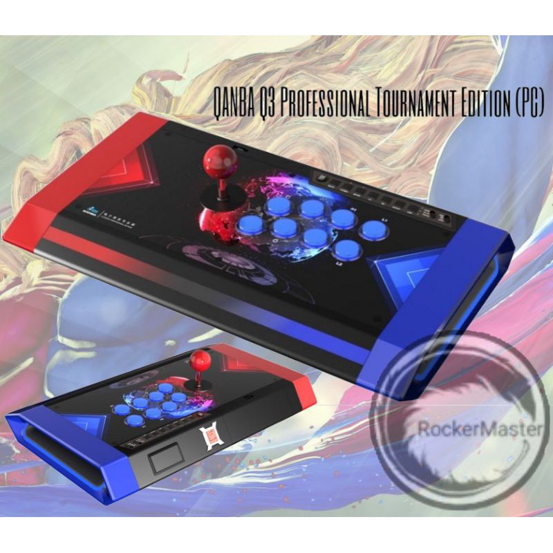 QanBa Q3 Obsidian 2-In-1 Arcade Fighting Stick E-Sport Pro Edition ...