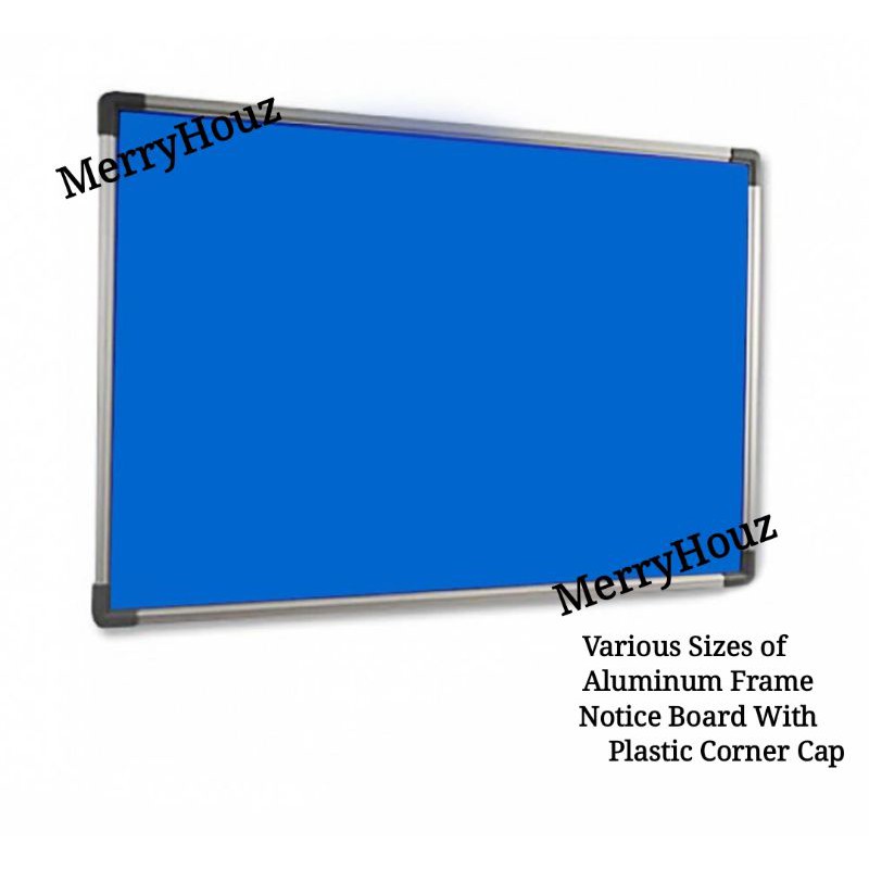 (Ready Stock) Aluminium Frame Notice Board(Blue Colour) | Shopee Malaysia