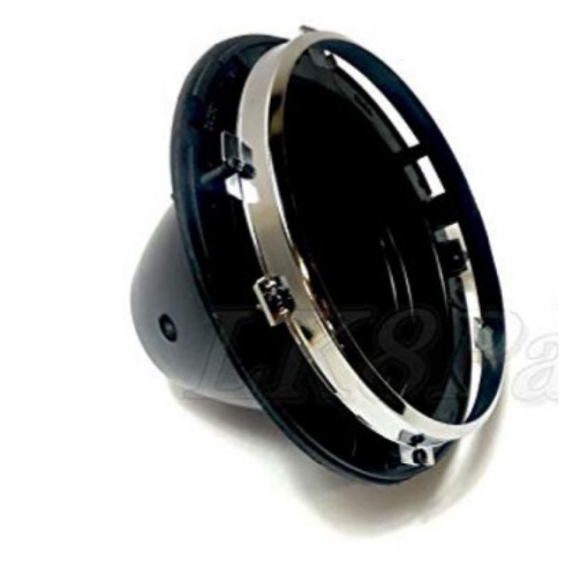 Austin Mini, Mg, Triumph, Morris 7" Headlight Mounting Bowl with Chrome ...