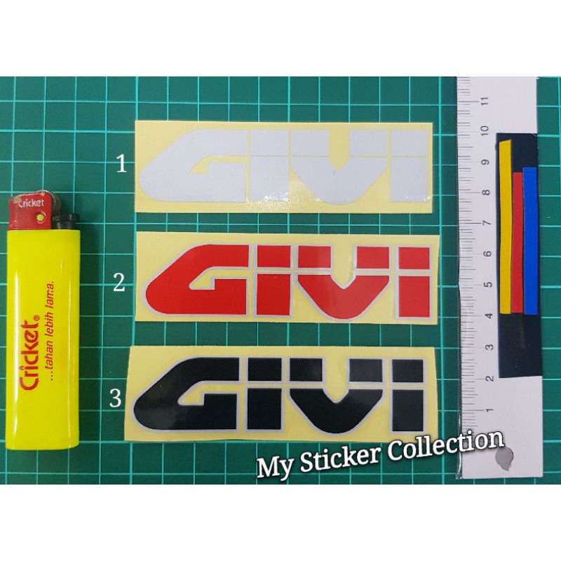 Givi Sticker Cutting Overlapping Reflective | Shopee Malaysia