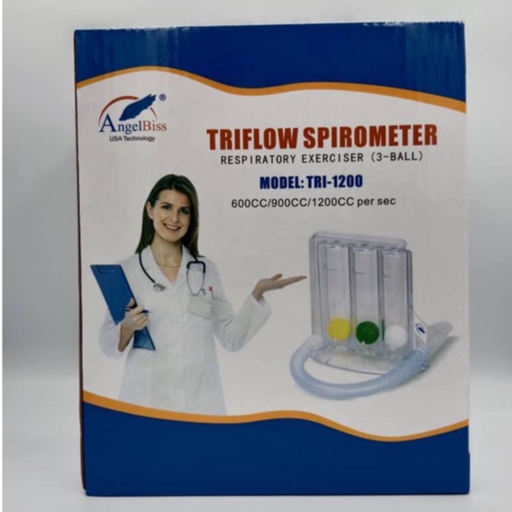 Triflow Spirometer For Respiratory Exercise | Shopee Malaysia