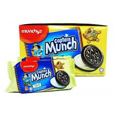 MUNCHY’S CAPTAIN MUNCH SANDWICH COOKIES (165G) | Shopee Malaysia