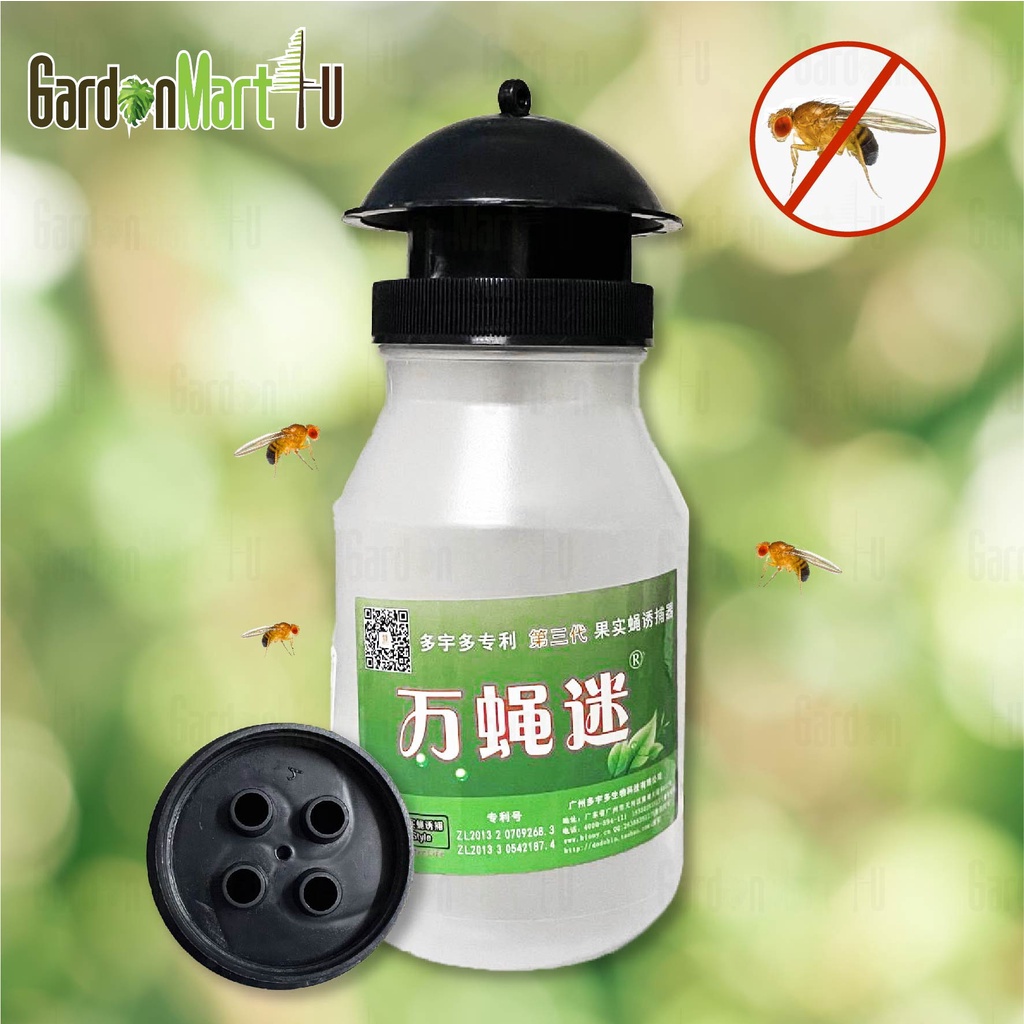 Fruit Fly Trap Bottle With Pesticide Botol Perangkap Lalat Dengan Ubat ...