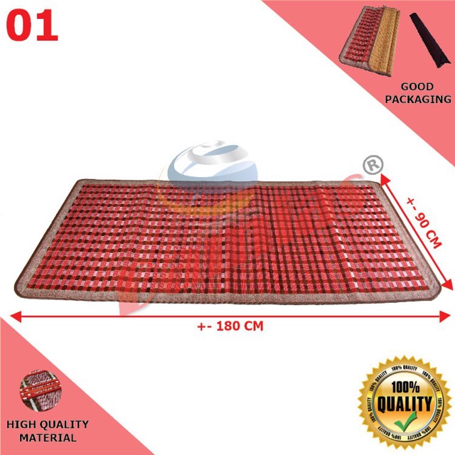 Tikar Buluh Karpet Single Bamboo Mat Carpet [ Tebal dan Sejuk] Buluh ...