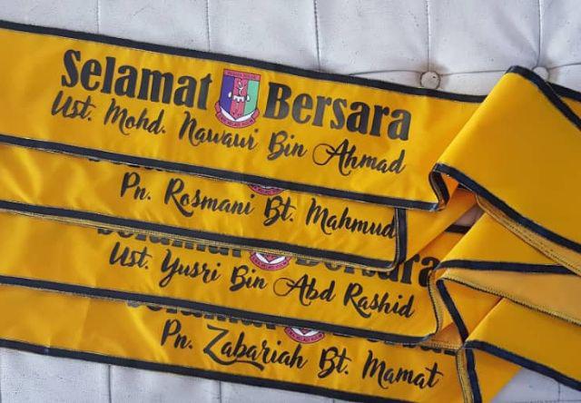 Selempang Baldu with border PRINT/SULAM EKSKLUSIF | Shopee Malaysia