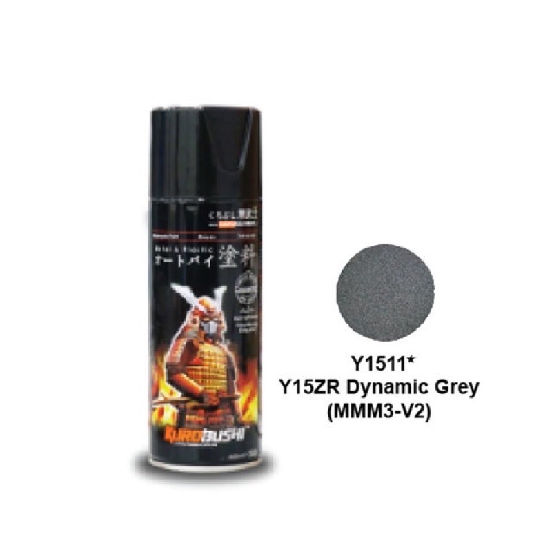 [100% Original] Samurai Y1511 Yamaha Y15ZR Ysuku V2 Dynamic Grey Spray ...