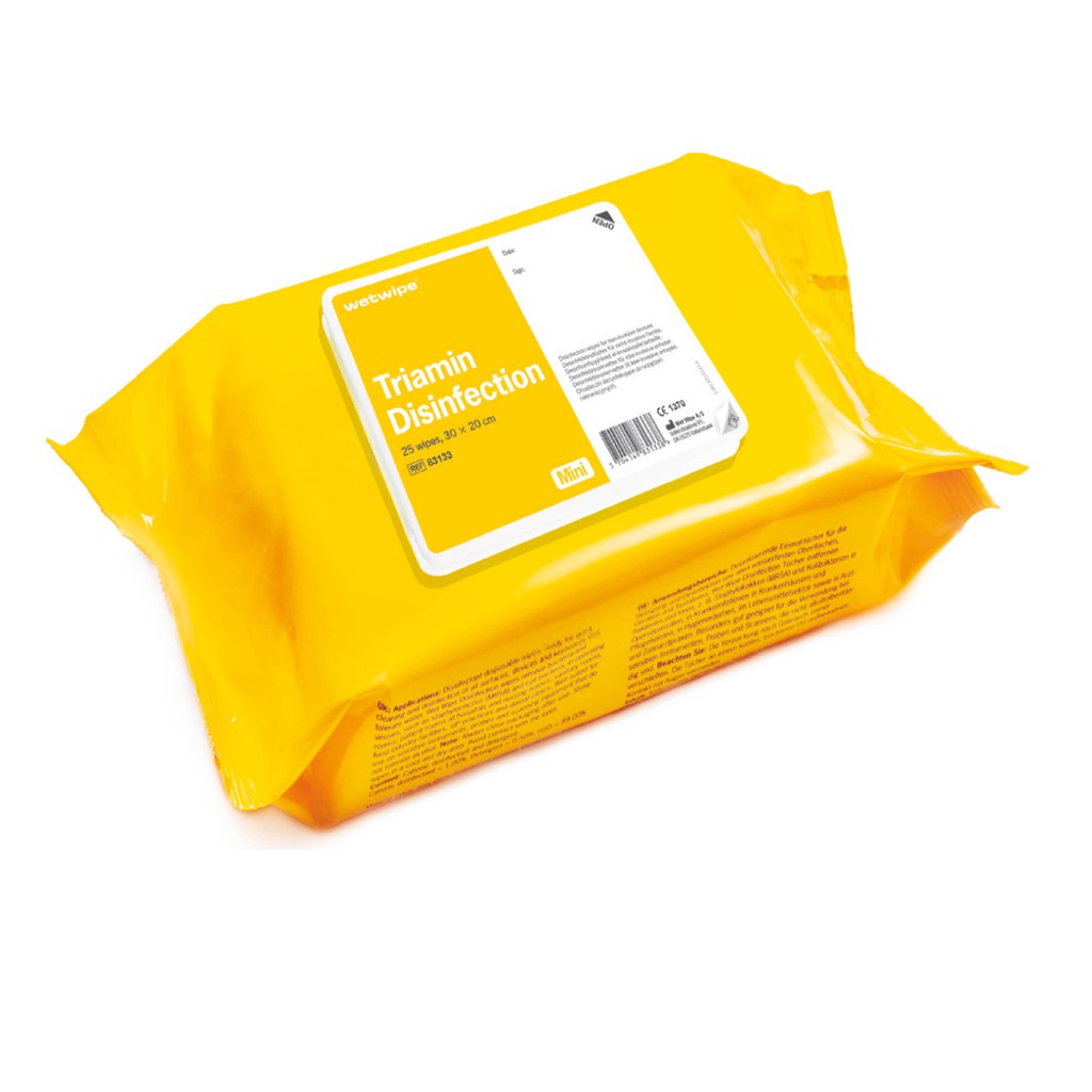 Wet Wipe Triamin Disinfection Disposable wipes without alcohol | Shopee ...