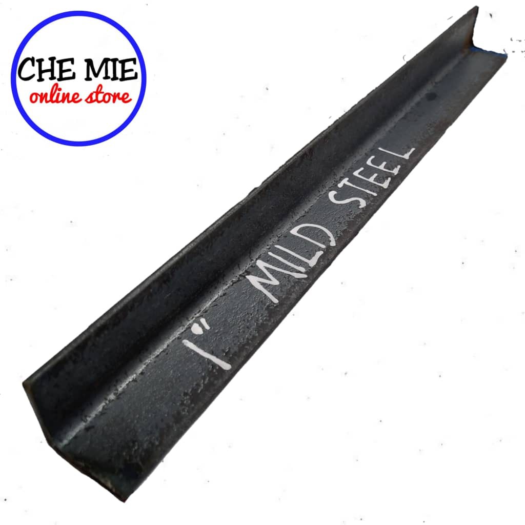 Angle Bar Mild Steel 1", 1½", 2" (25,38,50mm x 2.8,4mm) Besi Solid ...
