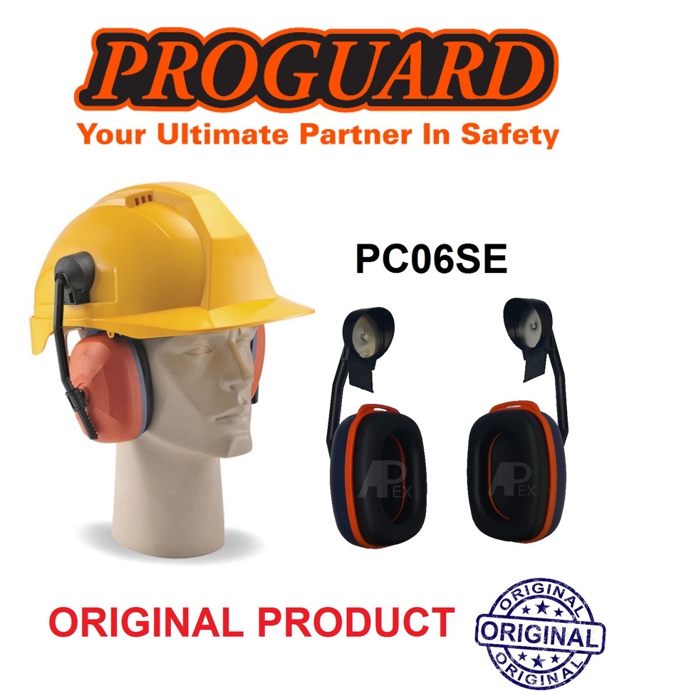 [ORIGINAL] PROGUARD Safety Slotted Earmuff PC06SE | Shopee Malaysia