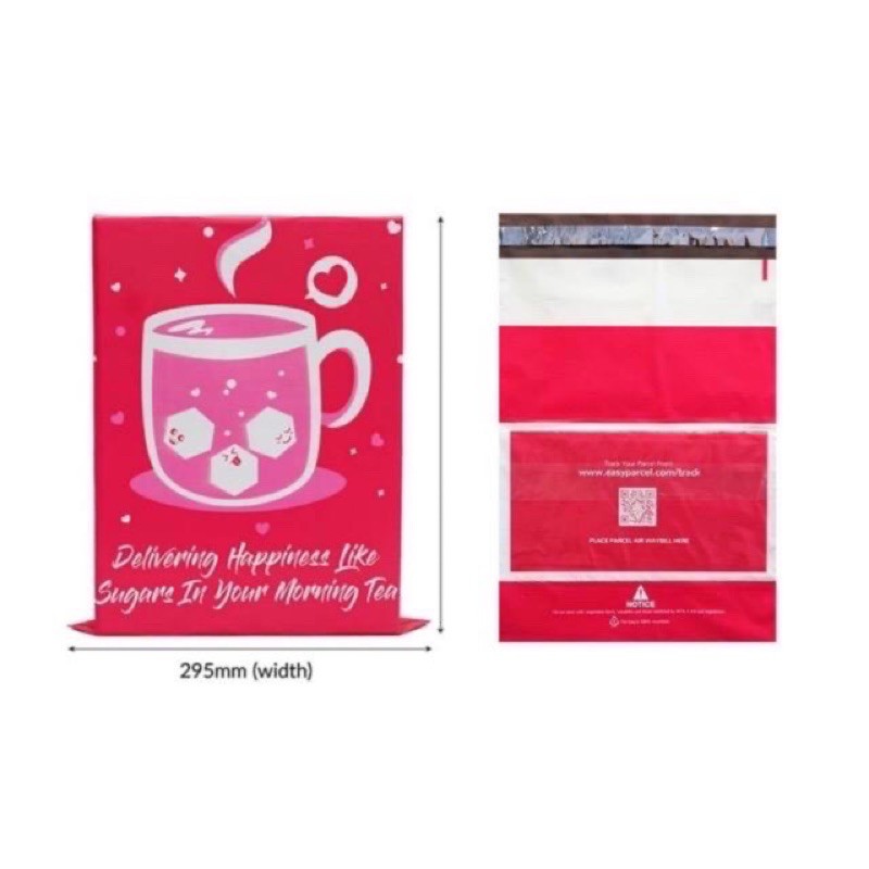 (READY STOCK) EasyParcel Flyer XL parcel bag Courier Bag with pocket ...