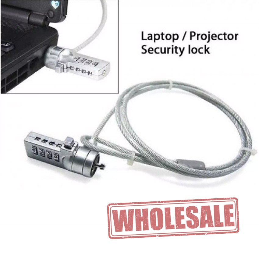 4-digit Combination Security Lock For Notebook / Laptop 1.2 Meter Lock ...