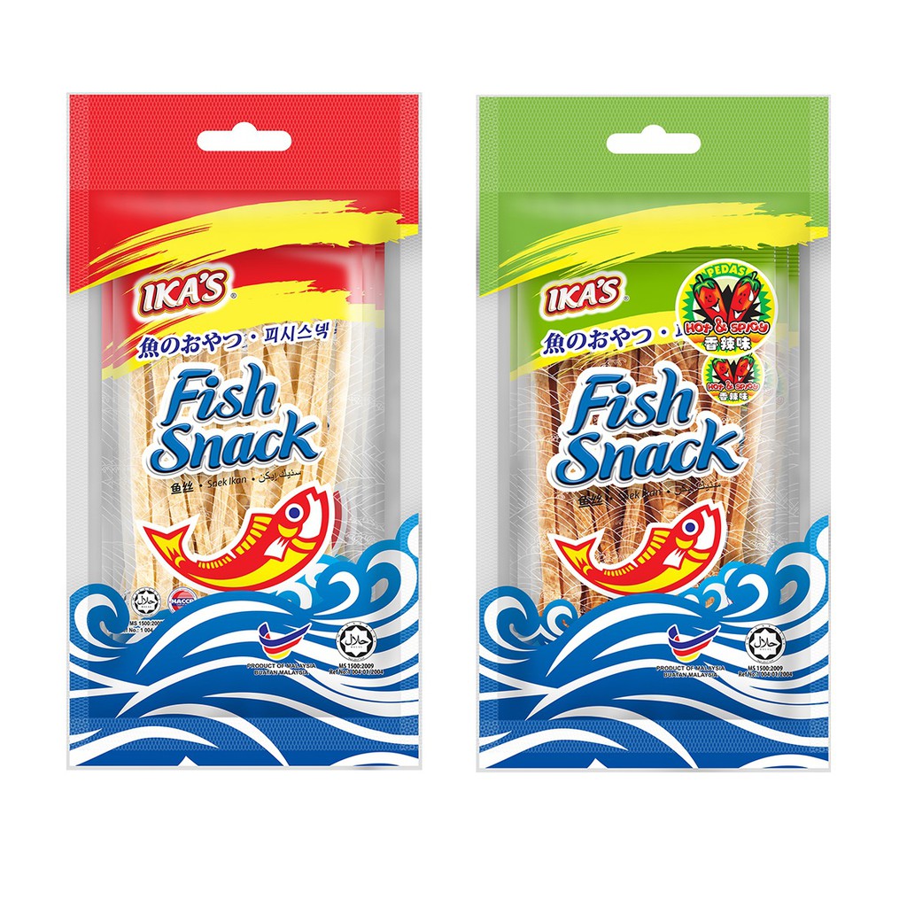 Ika's Fish Snack Original Flavour 6 Packs x 5g | Shopee Malaysia