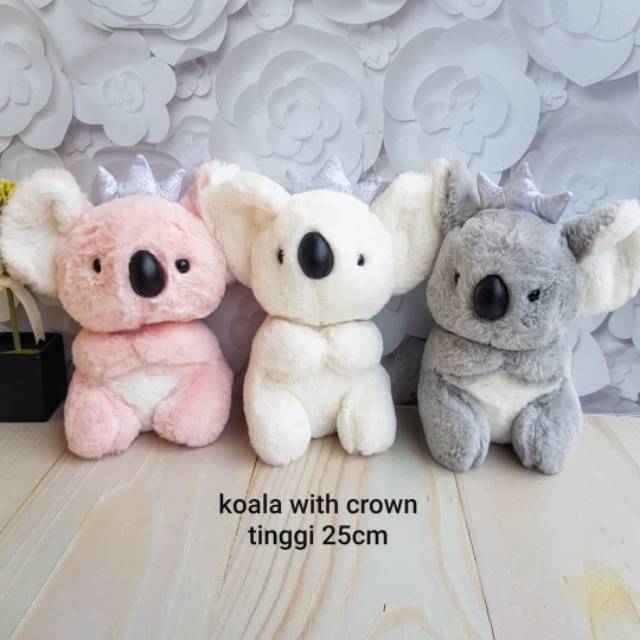 Crown KOALA Doll 25cm | Shopee Malaysia