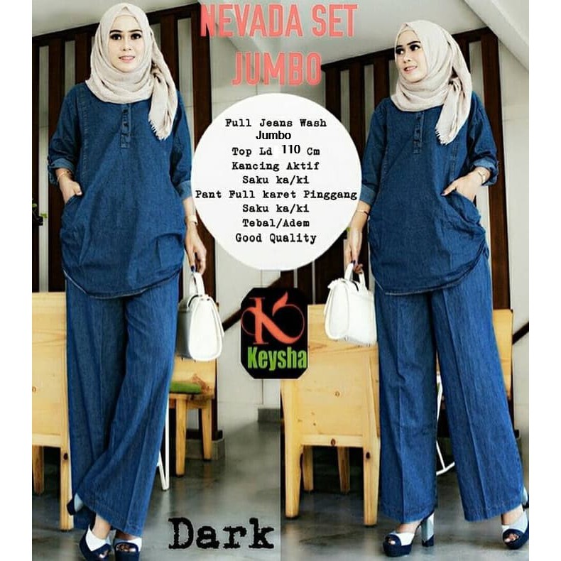 Nevada SET JUMBO DARK KEYSHA | Shopee Malaysia