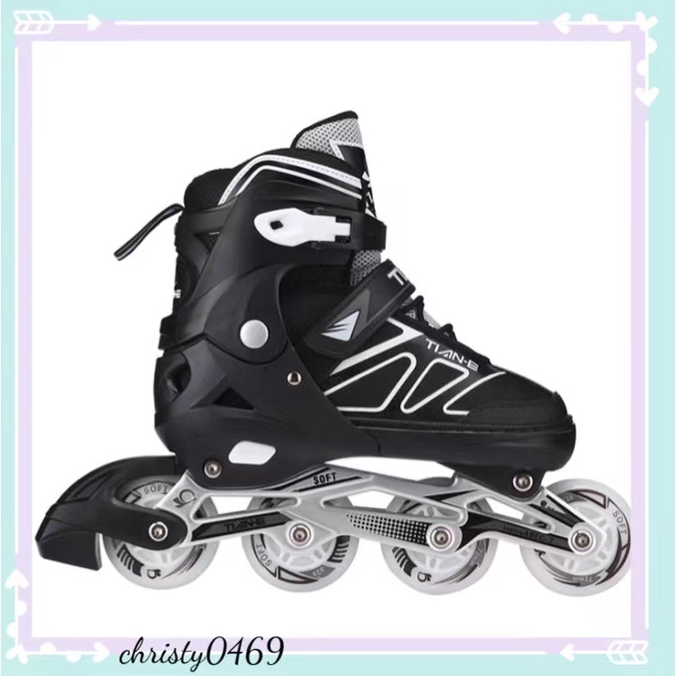 Kasut Roda Dewasa Lelaki Roller Skates Wanita Pelajar Universiti Pemula ...