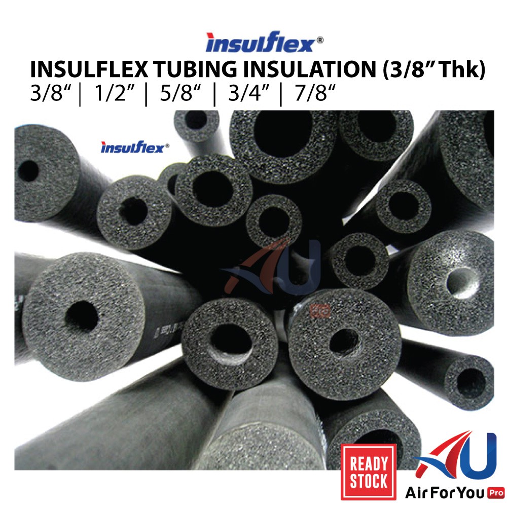 Insulflex Tubing Insulation (3/8 Thickness) 2meters 6 feets [Pcs ...