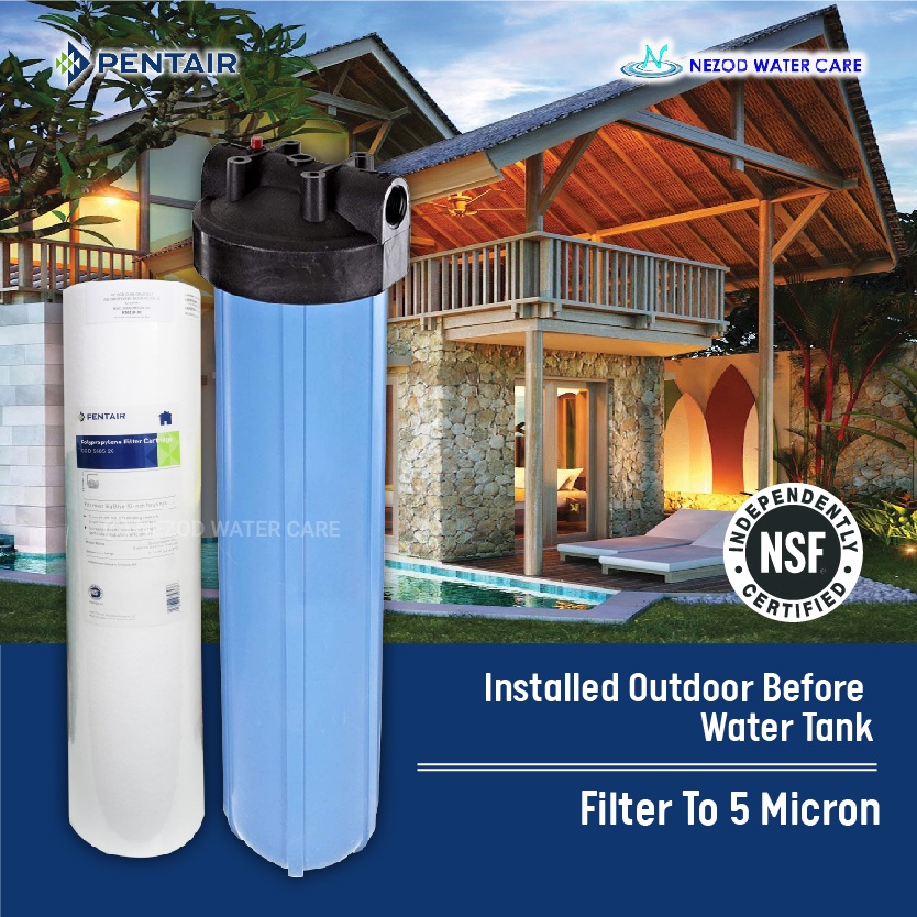 PENTAIR BIG BLUE DELUXE OUTDOOR POE WATER FILTER - NEZOD WATER CARE ...