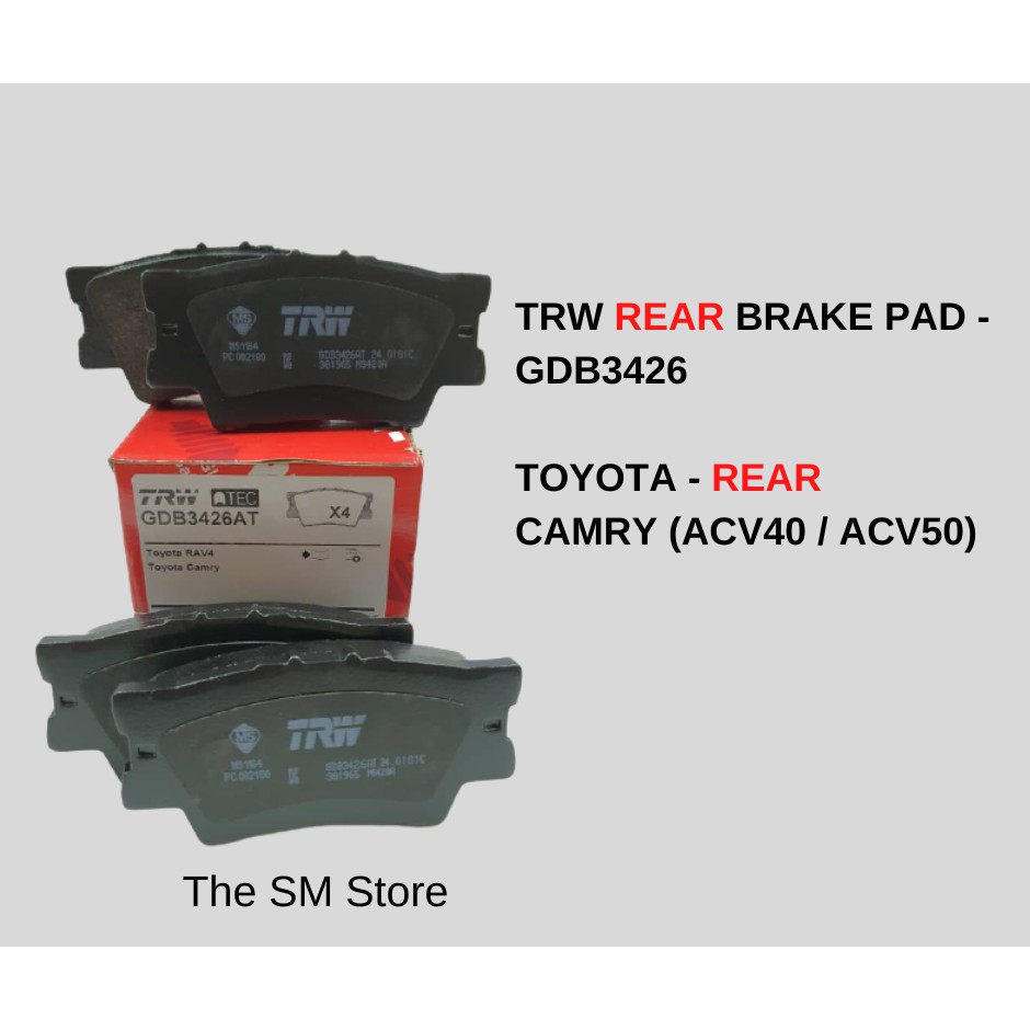 (READY STOCK) TRW GENUINE TOYOTA CAMRY (ACV40/ACV50) , HARRIER DISC ...