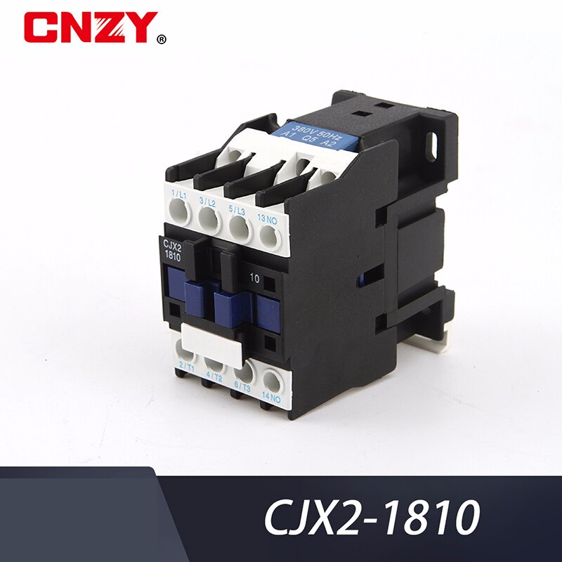 CJX2-1810 LC1 AC Contactor 18A 3 Phase 3-Pole NO Coil Voltage 380V 220V 110V 36V 24V 50/60Hz Din ...