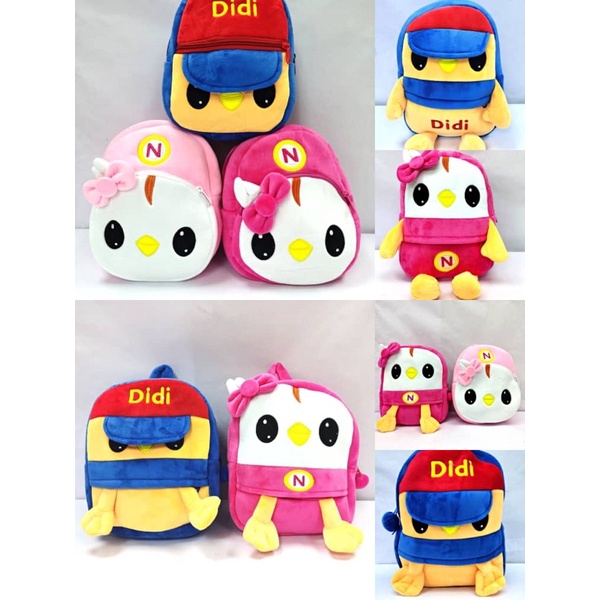 Beg Backpack Didi&Friend Beg Baldu Budak Tadika Lelaki Perempuan Didi ...
