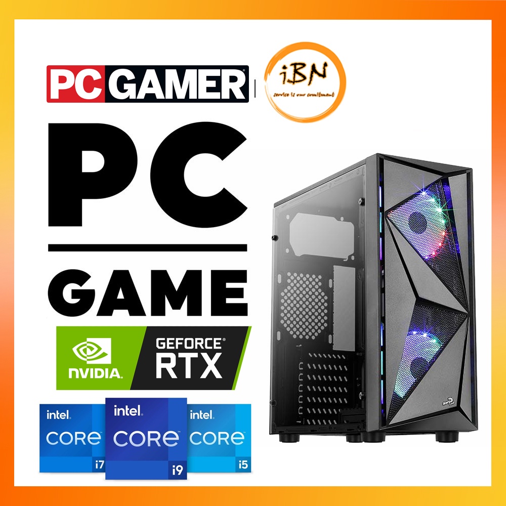 FULL SET BUDGET Intel Core i9 i7 i5 i3 Gaming Desktop PC i9 12900F i5 ...