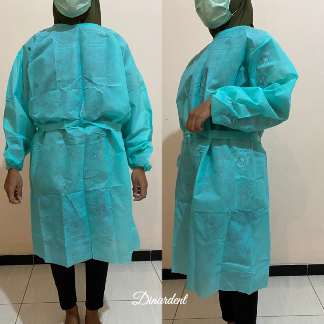 Disposible gown/Ppe gown/surgical gown/Sterile Dress/hazmat | Shopee ...